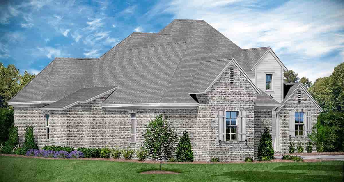 Plan 41662 | Southern Style with 3 Bed, 2 Bath, 2 Car Garage
