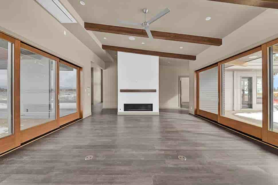 Plan 43333 | Contemporary Home Plan With Rooftop Deck