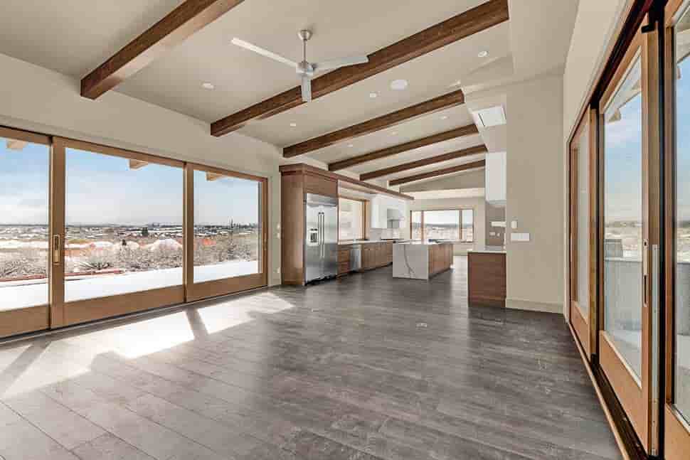 Plan 43333 | Contemporary Home Plan With Rooftop Deck