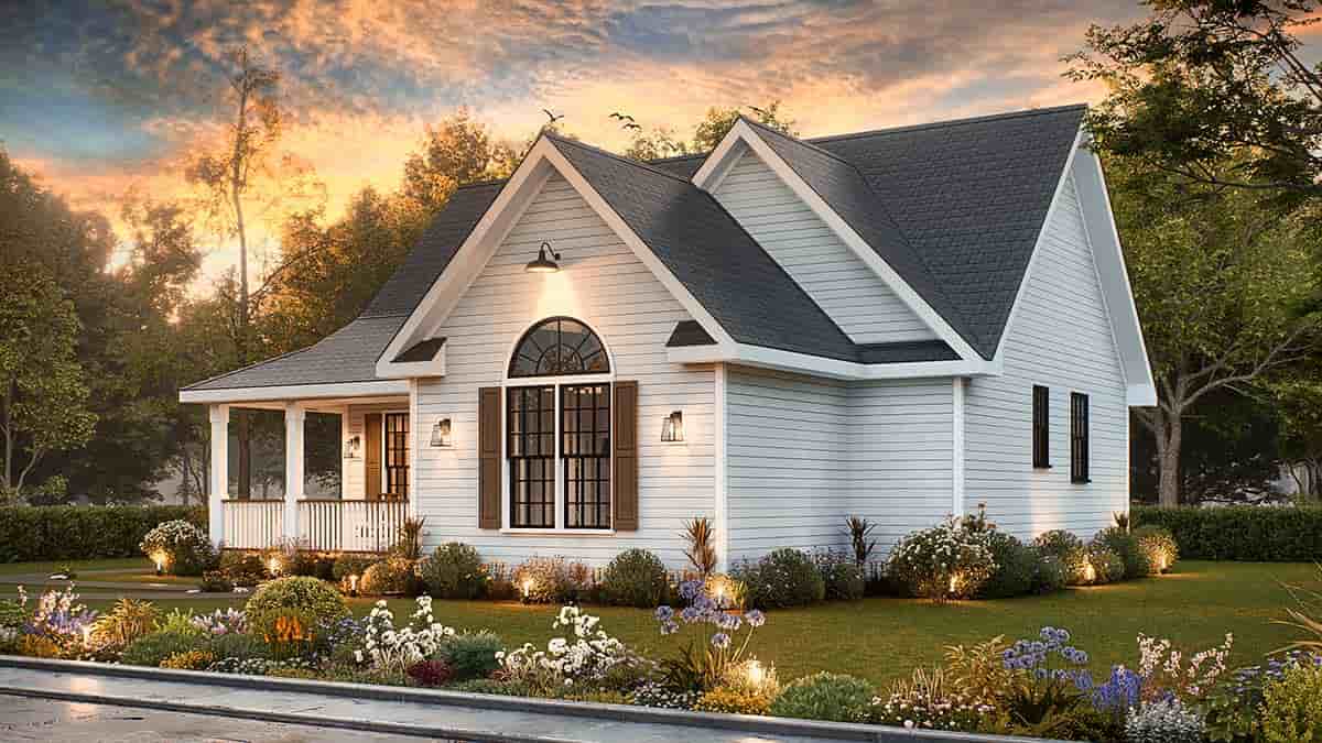 Plan 45290 | Traditional Style with 3 Bed, 2 Bath