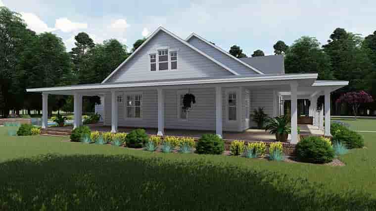 Plan 75151 | Country Farmhouse Plan with Southern Charm