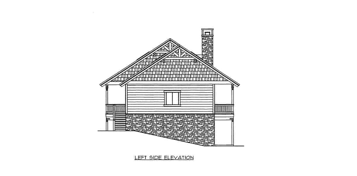 Plan 86670 | with 3 Bed, 2 Bath, 2 Car Garage