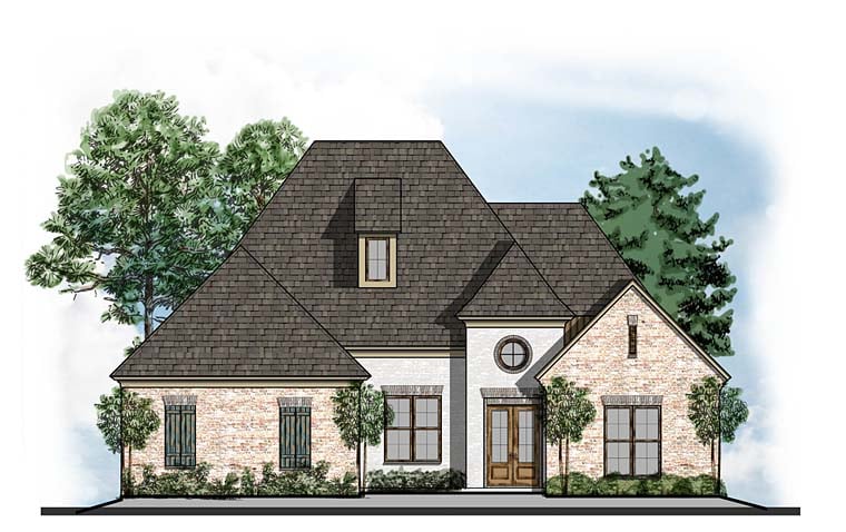 Plan 41622 | Traditional Style with 4 Bed, 4 Bath, 3 Car Garage
