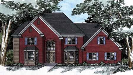 Plan 42201 | Traditional Style with 4 Bed, 3 Bath, 2 Car Garage