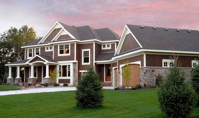 Plan 42669 | with 5 Bed, 5 Bath, 3 Car Garage
