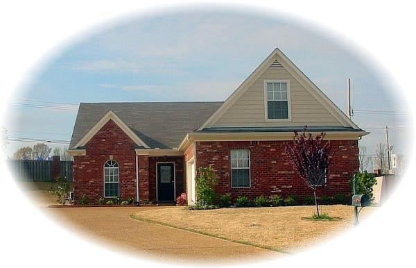 Plan 46549 | Traditional Style with 3 Bed, 2 Bath, 2 Car Garage