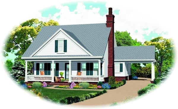 Plan 47382 | Traditional Style with 3 Bed, 3 Bath