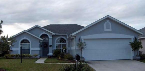 with 3 Bed, 2 Bath, 2 Car Garage - House Plan 53136