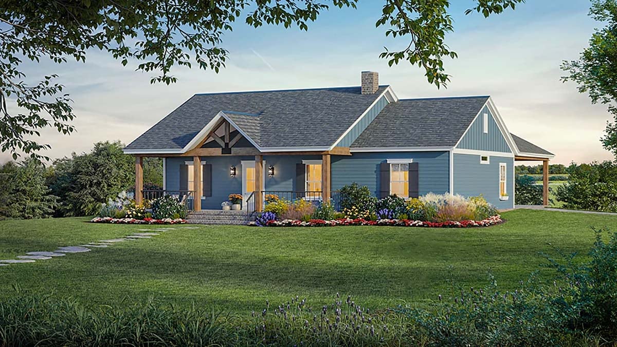 Plan 60113 | Country Style Farmhouse Plan