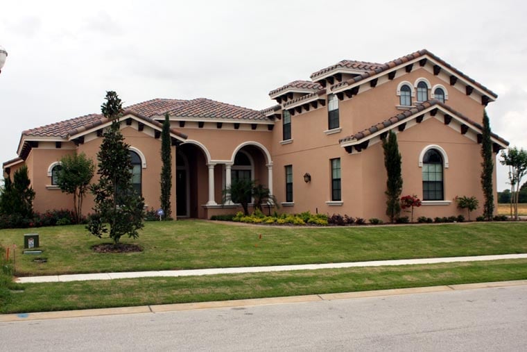 Plan 74290 | Mediterranean Style with 4 Bed, 5 Bath, 3 Car Garage