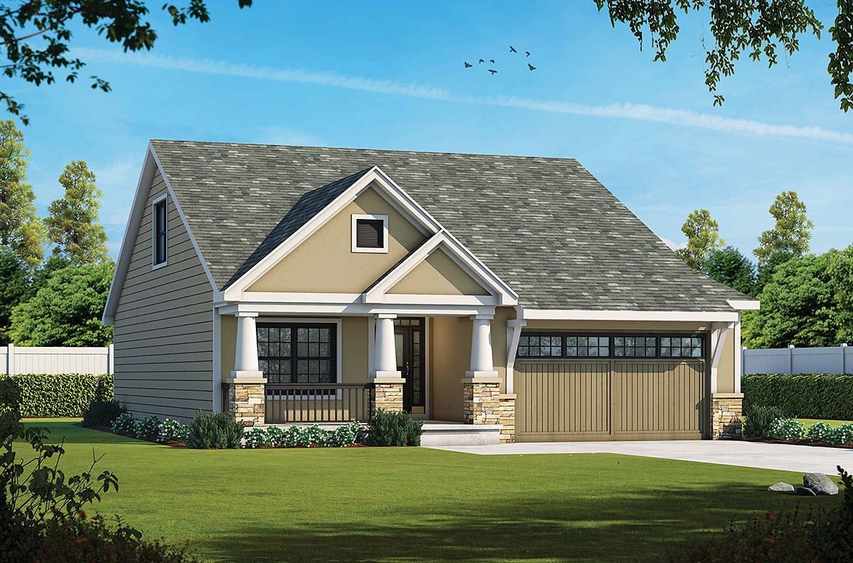 Plan 75770 | Cottage Style with 5 Bed, 4 Bath, 2 Car Garage