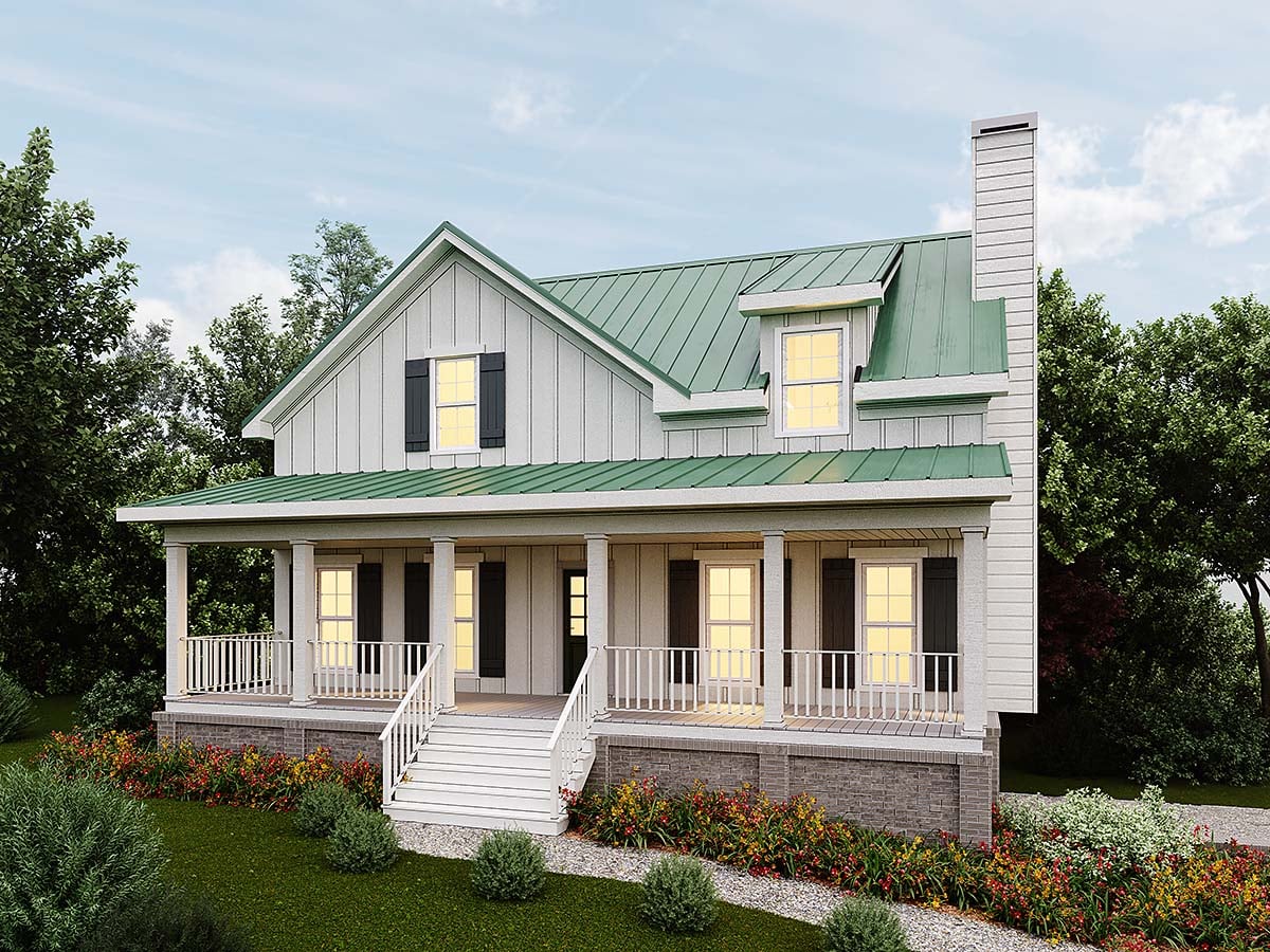 Plan 80256 | Southern Style with 4 Bed, 3 Bath, 2 Car Garage