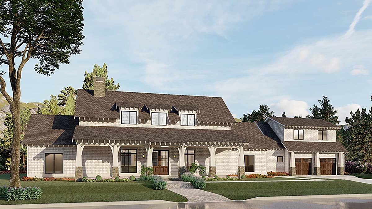 Plan 82602 | Traditional Style with 4 Bed, 4 Bath, 2 Car Garage