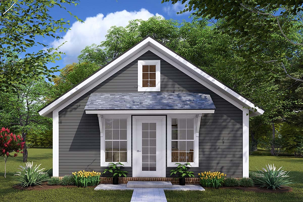 Plan 82826 | Traditional Style with 2 Bed, 1 Bath