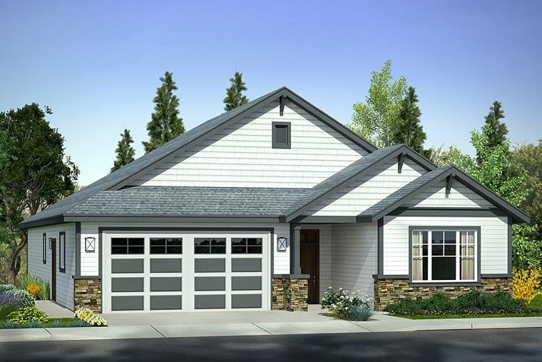 Plan 41223 | Cottage, Country, Craftsman, Traditional House with 3 Bed ...