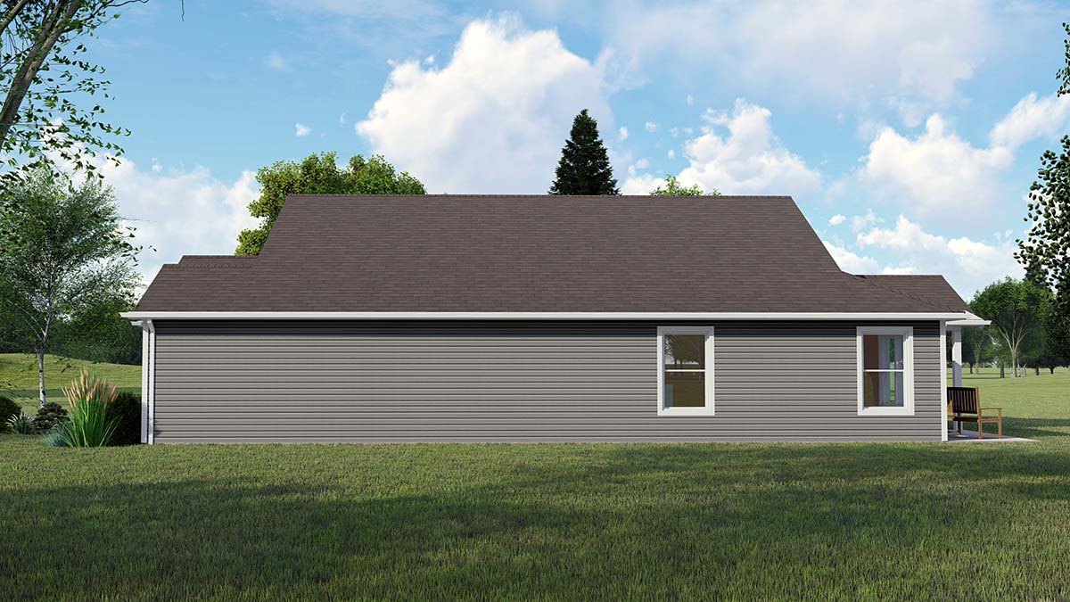 Plan 41830 | Ranch Style with 2 Bed, 2 Bath, 2 Car Garage