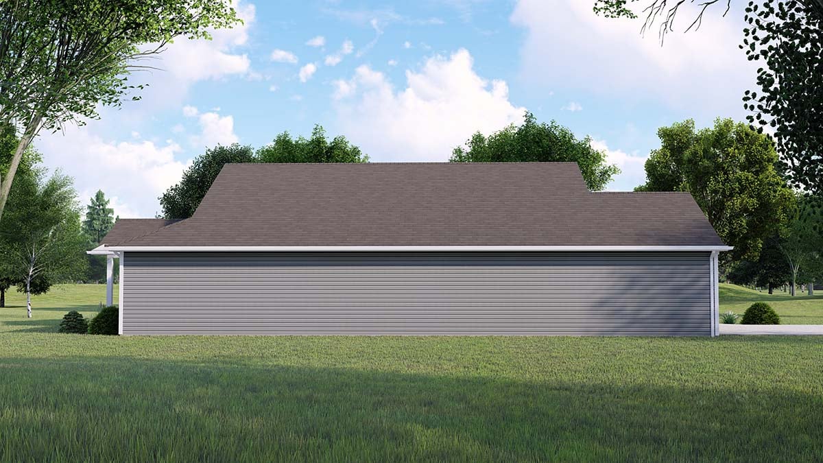 Plan 41830 | Ranch Style with 2 Bed, 2 Bath, 2 Car Garage