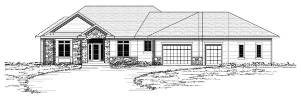 Plan 42052 | European, One-Story, Ranch, Traditional House with 3 Bed ...
