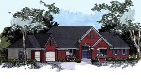 Plan 42232 | House with 4 Bed, 4 Bath, 3 Car