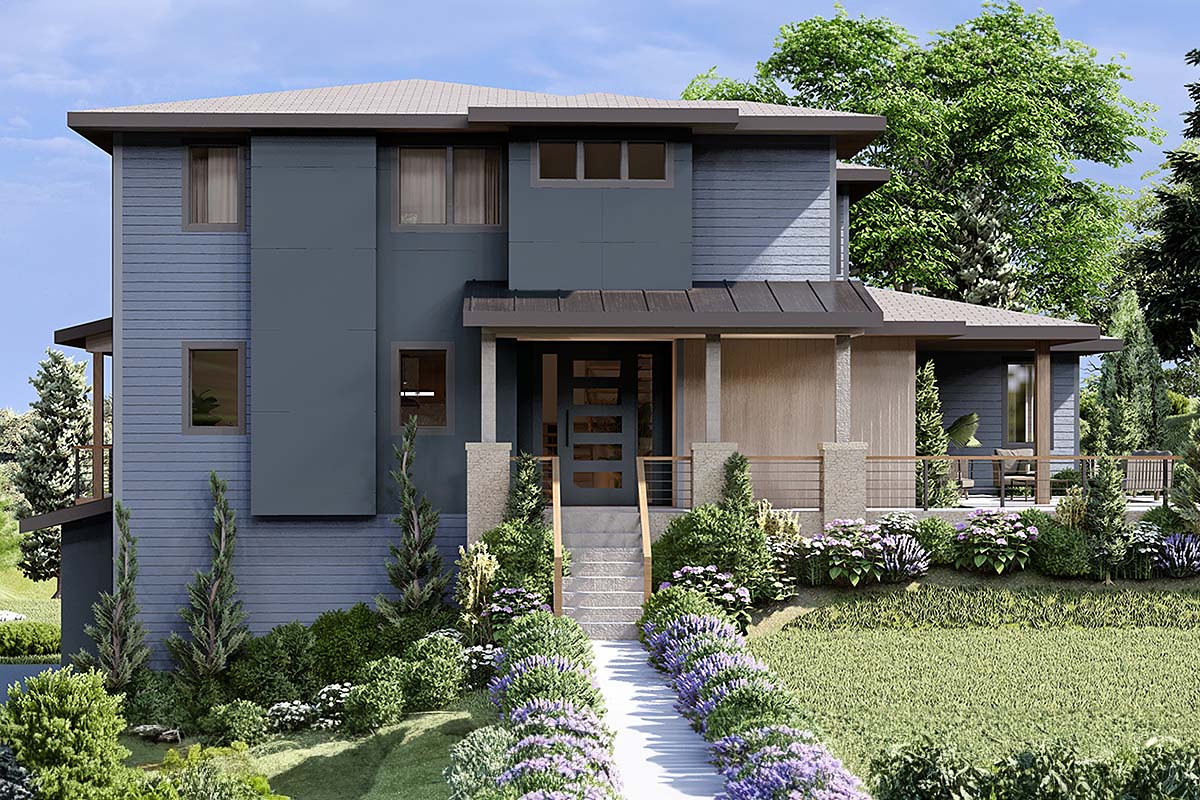 Plan 43777 | The Epitome of Contemporary Living