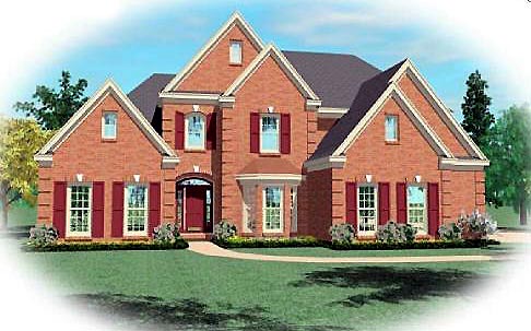 Plan 47148 | Traditional House with 4 Bed, 4 Bath, 2 Car