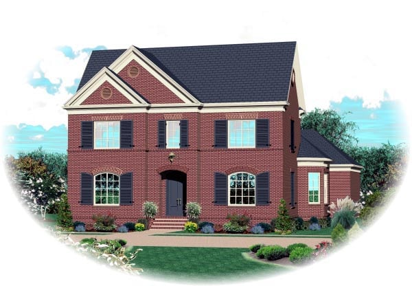 Plan 47300 | House with 4 Bed, 3 Bath, 3 Car