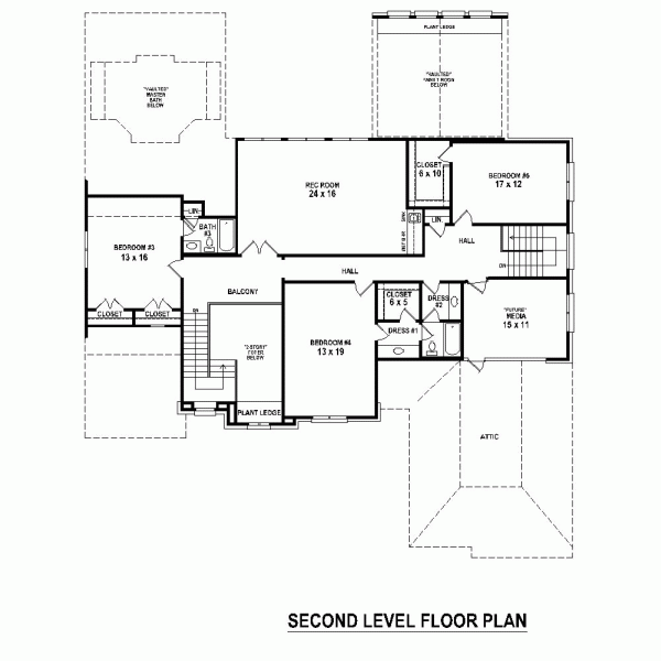 Plan 48337 | Country, European House with 5 Bed, 5 Bath, 3 Car