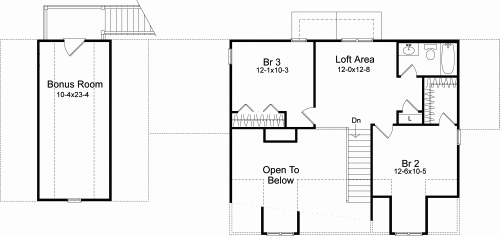 Plan 49094 | with 3 Bed, 3 Bath, 2 Car Garage
