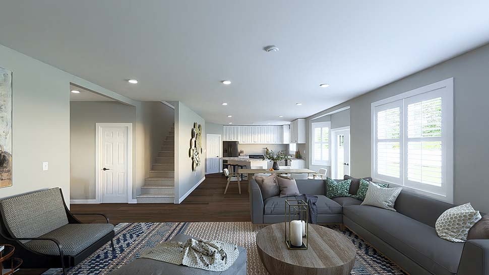 Plan 50412 | House with 6 Bed, 4 Bath, 3 Car