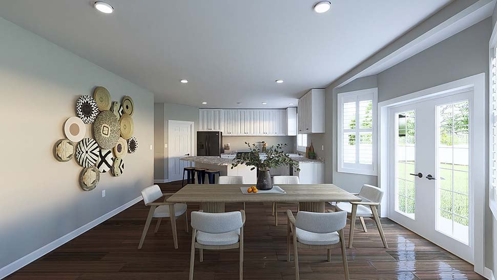 Plan 50412 | House with 6 Bed, 4 Bath, 3 Car