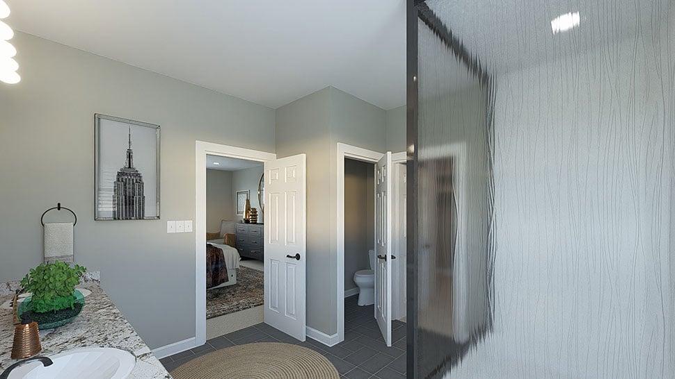 Plan 50412 | House with 6 Bed, 4 Bath, 3 Car