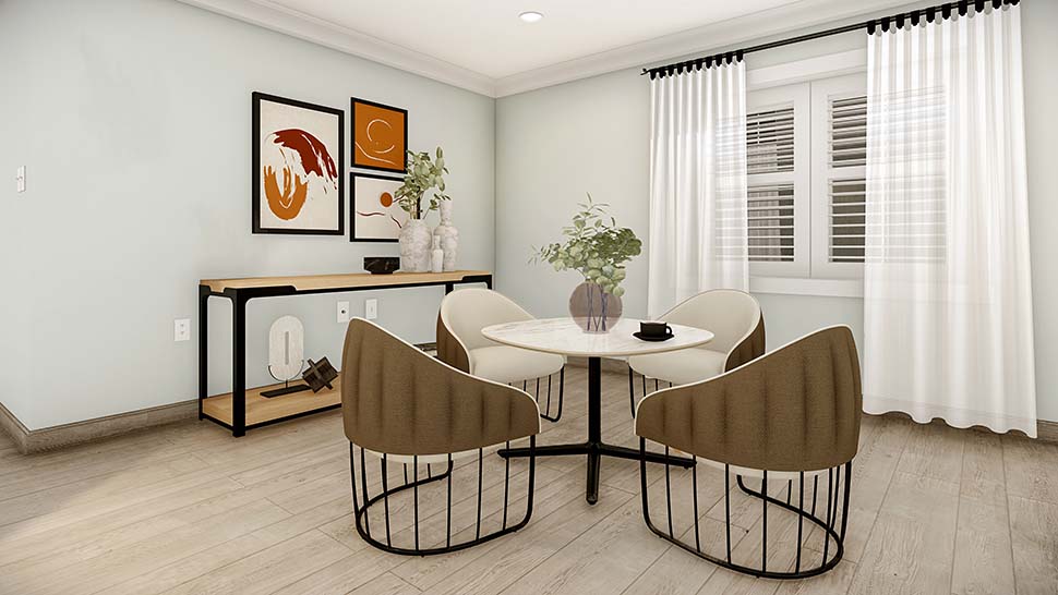 Plan 50484 | House with 5 Bed, 3 Bath, 3 Car