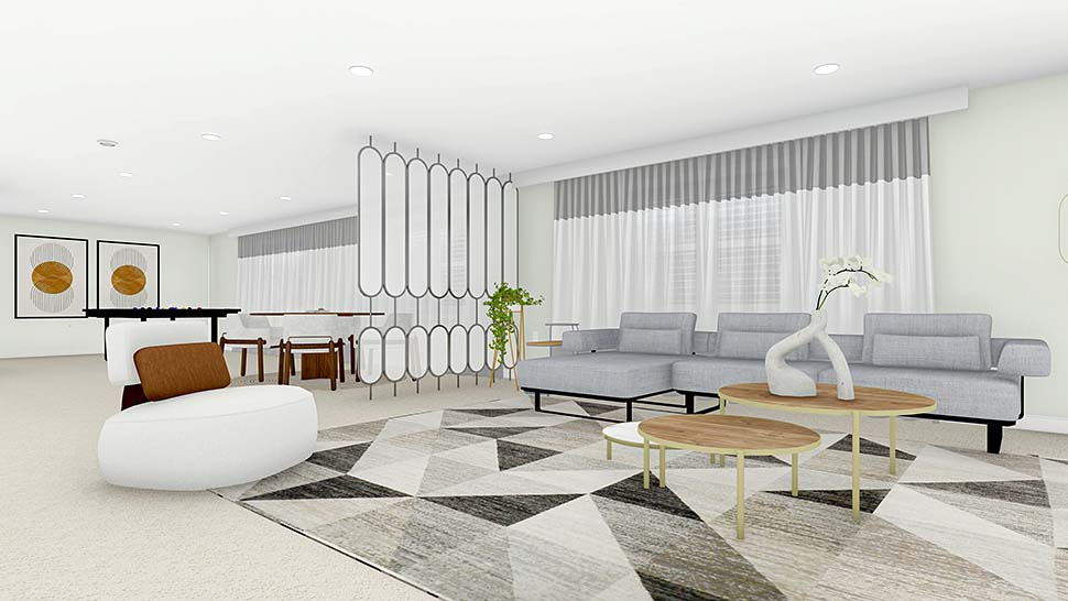 Plan 50505 | House with 5 Bed, 3 Bath, 2 Car