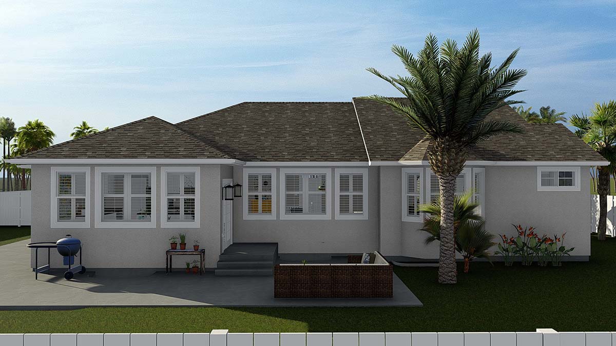 Plan 50520 | House with 6 Bed, 3 Bath, 3 Car