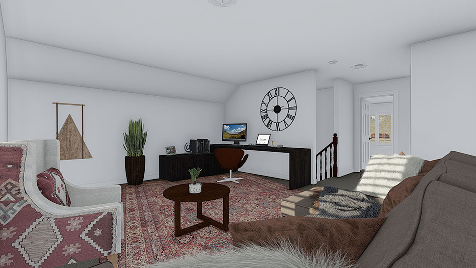 Plan 50523 | Modern 4 Bedroom House Plan