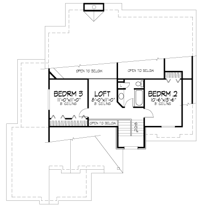 Plan 51093 | House with 3 Bed, 3 Bath, 2 Car