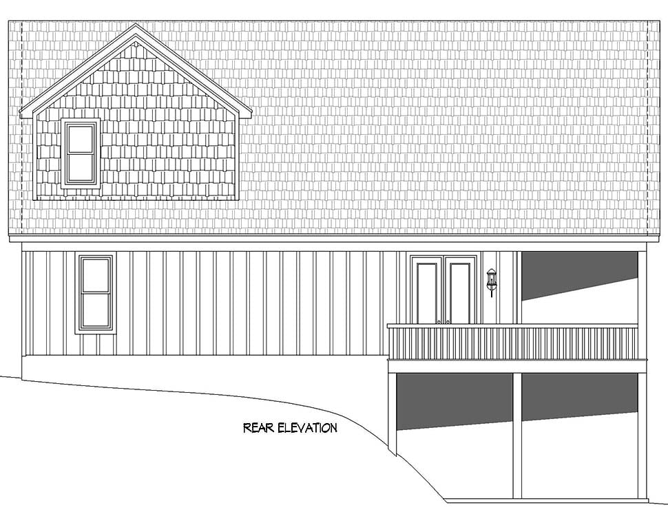 Plan 52148 | Prairie Style with 3 Bed, 2 Bath, 2 Car Garage