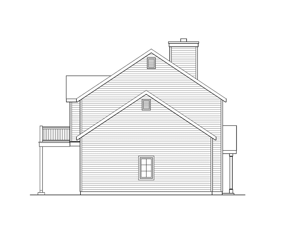 Plan 52216 | Traditional Garage-Living with 2 Bed, 3 Bath, 3 Car