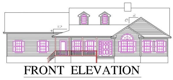 Plan 53283 | House with 3 Bed, 3 Bath, 2 Car