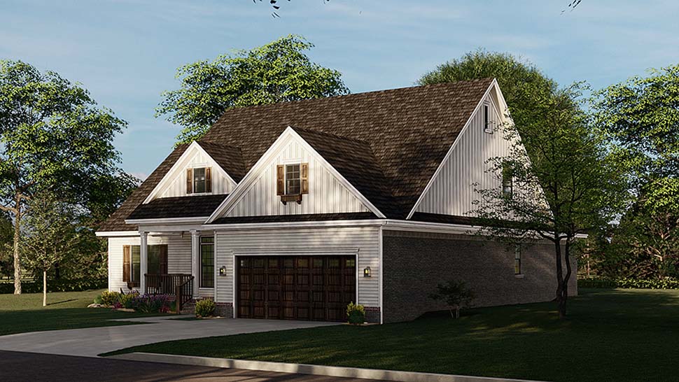 Plan 62208 | Country, Ranch, Traditional House with 3 Bed, 2 Bath, 2 Car