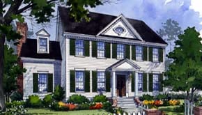 Plan 63032 | Colonial, Southern House with 3 Bed, 3 Bath, 2 Car