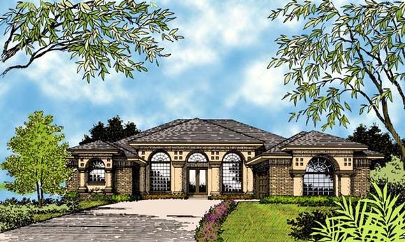 Plan 63316 | One-Story Style, 2660 Sq Ft, 4 Bed, 3 Bath, 2 Car