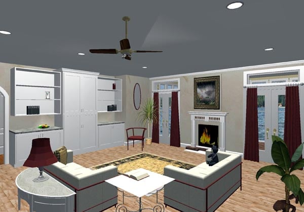 Plan 64534 | Country, One-Story House with 3 Bed, 3 Bath