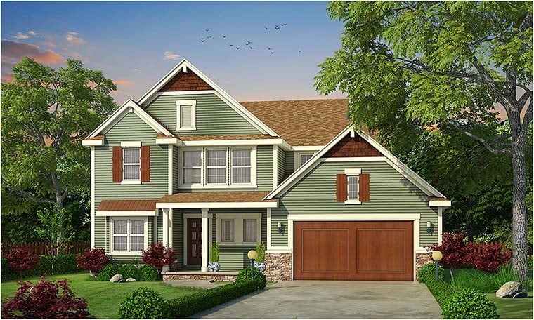 Plan 66781 | Cottage, Country, Craftsman, Southern, Traditional House ...