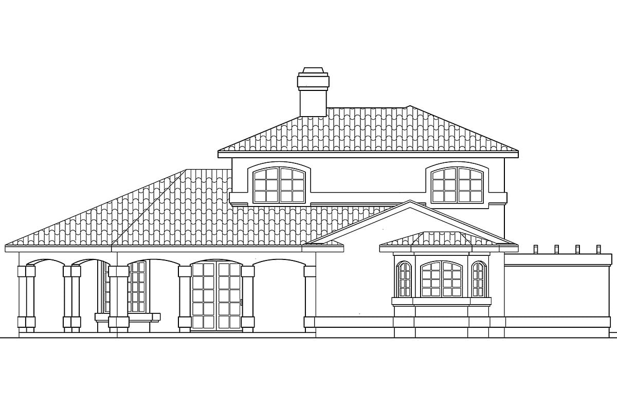 Plan 69321 | Mediterranean, Southwest House with 2 Bed, 2 Bath