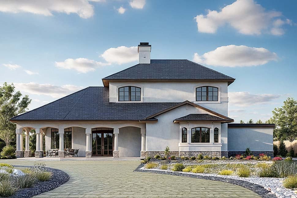 Plan 69321 | Mediterranean, Southwest House with 2 Bed, 2 Bath