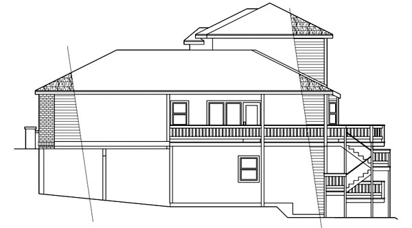 Plan 69363 | Traditional Style with 3 Bed, 3 Bath, 2 Car Garage