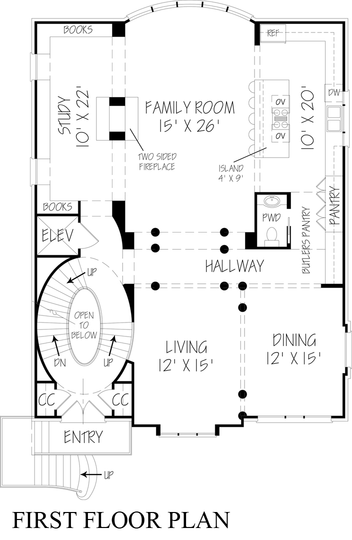 Plan 72236 | Traditional Style with 3 Bed, 4 Bath, 2 Car Garage