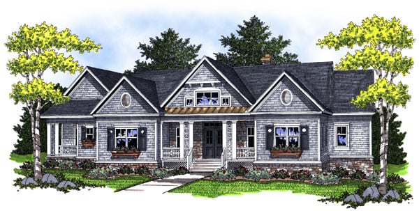 Plan 73001 | Traditional House with 4 Bed, 3 Bath, 3 Car