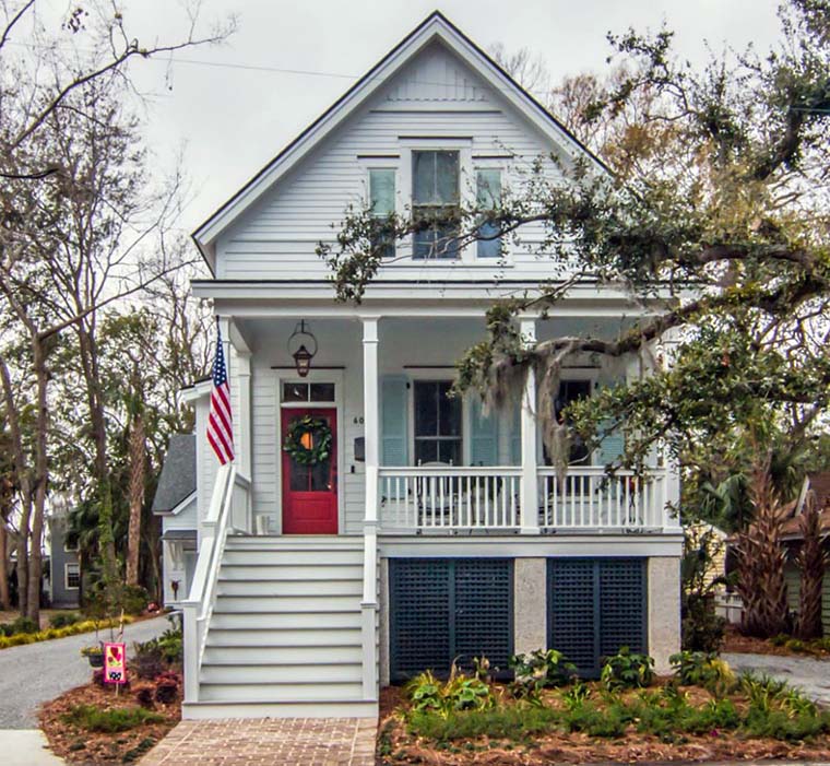 Raised Low Country House Plan Tower Low Country House Plans & Floor